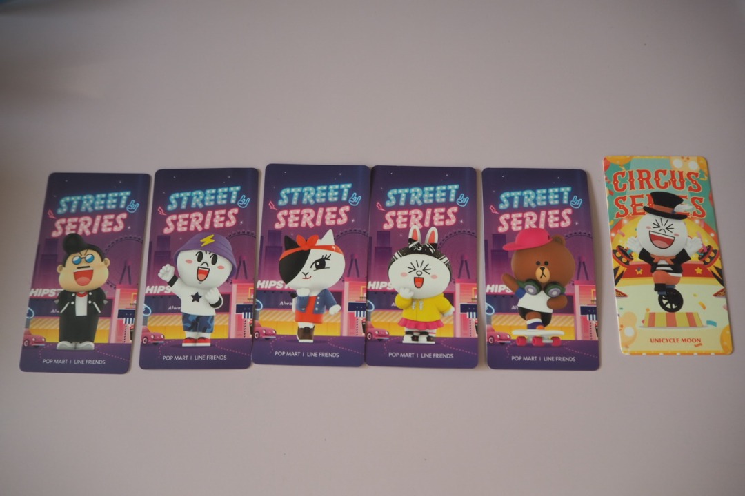 (交換/售) line friends 街頭系列 馬戲團 jessica moon 熊大 cony boss 盲盒 popmart, 興趣及 ...