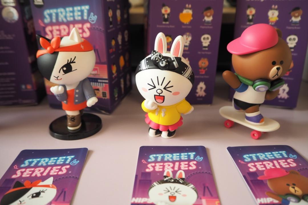 (交換/售) line friends 街頭系列 馬戲團 jessica moon 熊大 cony boss 盲盒 popmart, 興趣及 ...