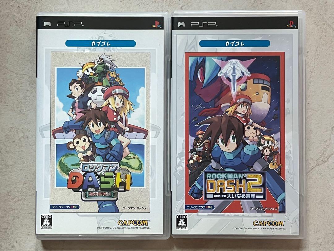 日版 PSP ROCKMAN DASH 1 & 2 MEGA MAN LEGENDS 洛克人傳奇一套兩集 （可散買, 電子遊戲, 電子遊戲 ...