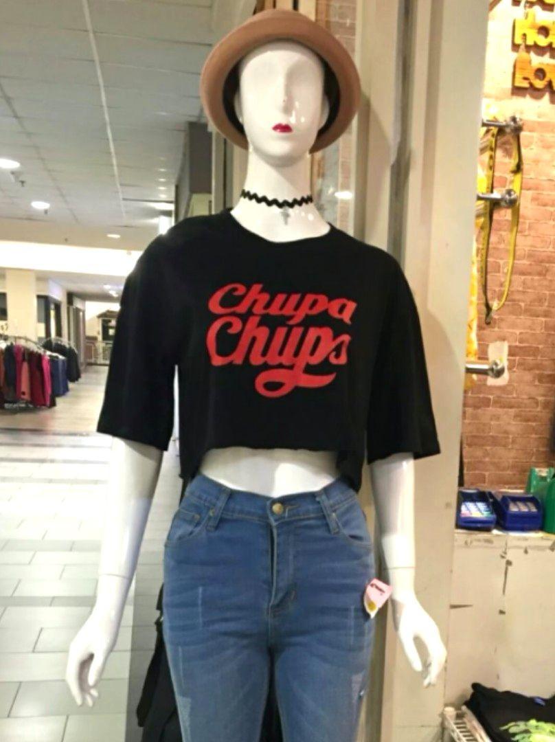 Atasan CROP BANGKOK, Fesyen Wanita, Pakaian Wanita, Atasan di Carousell