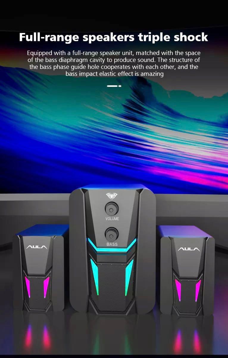 AULA Wind N-189 Gaming 喇叭, 電腦＆科技, 電腦周邊及配件, 其他 - Carousell