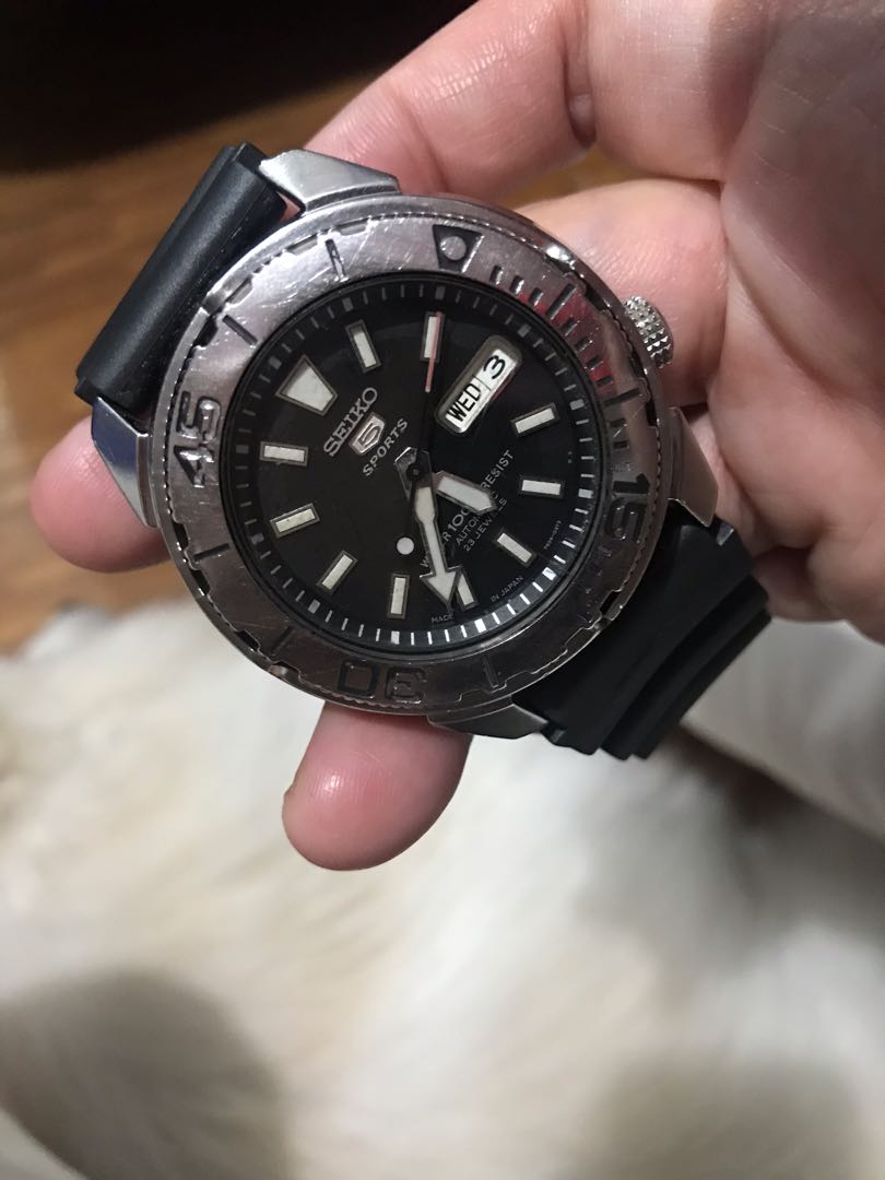Authentic Seiko 5 Sports Automatic Mechanical Watch 23 Jewels, Men's ...