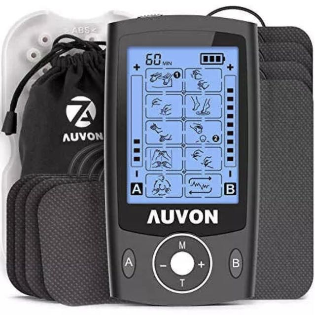 Auvon tens and music stimulator (Black), Health & Nutrition, Health ...
