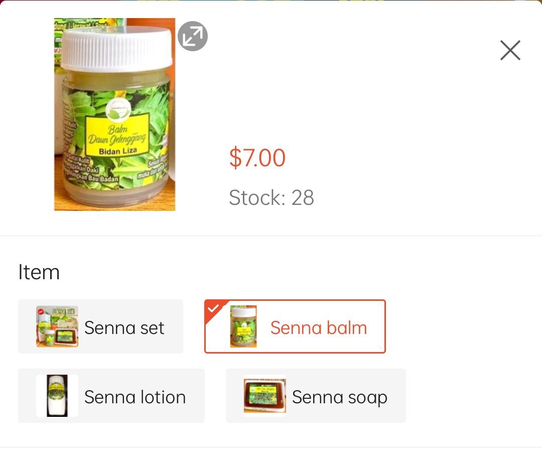 Baby Senna Balm for fungal skin infections, Babies & Kids, Bathing ...