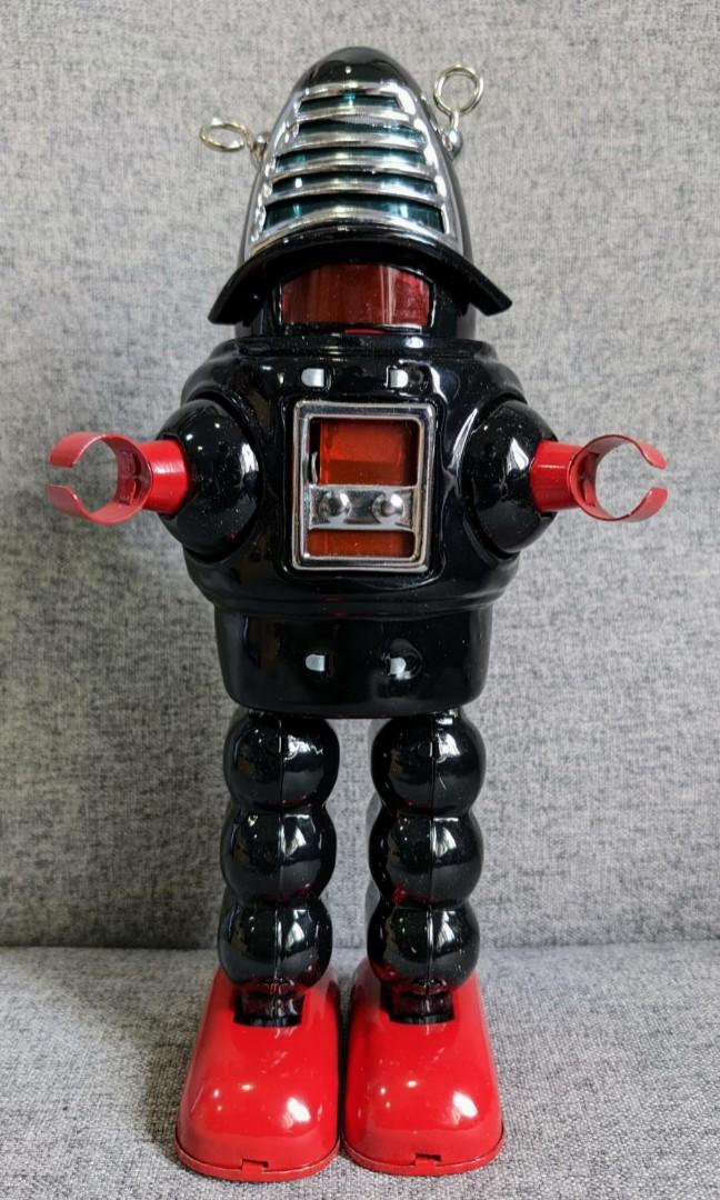 Black Wind Up Red Robot Diecast Retro, Hobbies & Toys, Toys & Games on ...