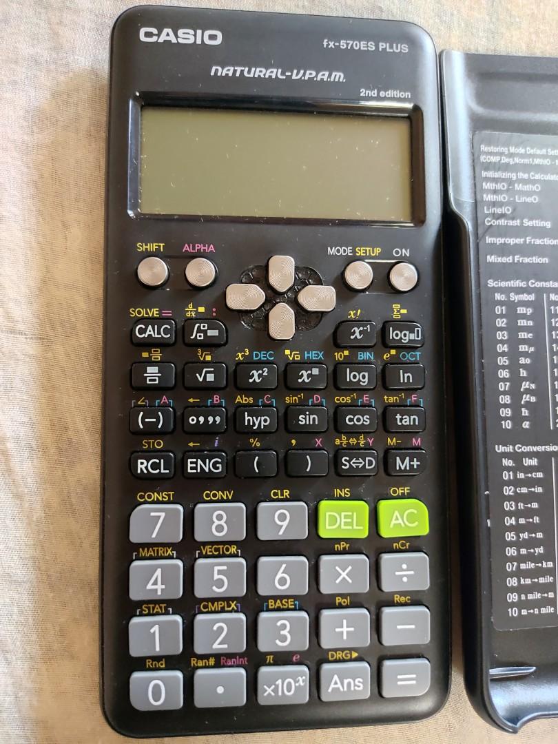 CASIO 570-ES PLUS 2ND EDITION, Hobbies & Toys, Stationary & Craft ...