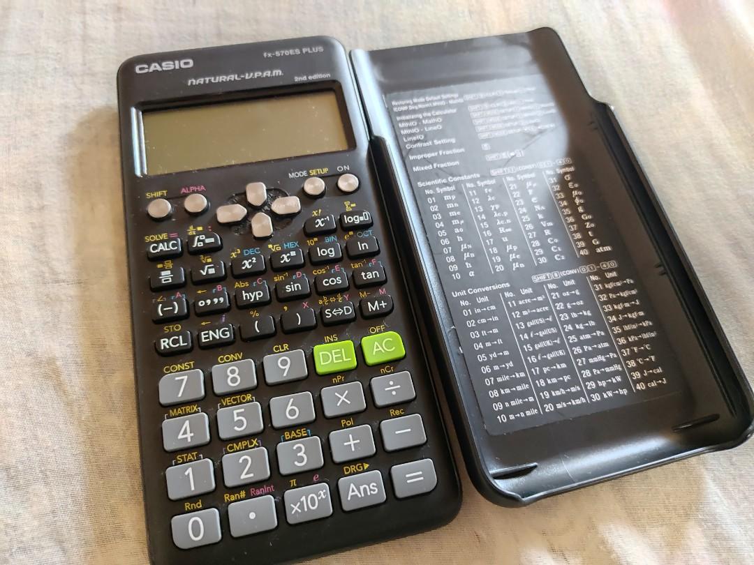 CASIO 570-ES PLUS 2ND EDITION, Hobbies & Toys, Stationary & Craft ...