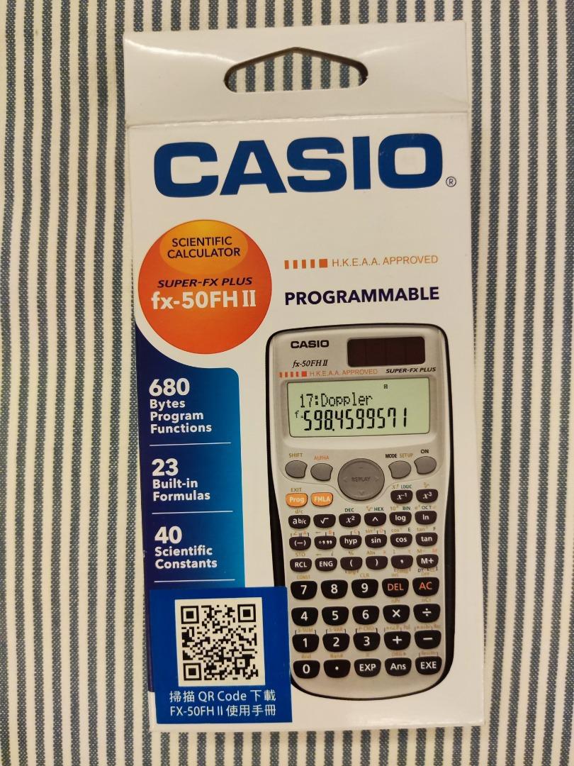 Casio fx-50FH II, 興趣及遊戲, 手作＆自家設計, 文具 - Carousell
