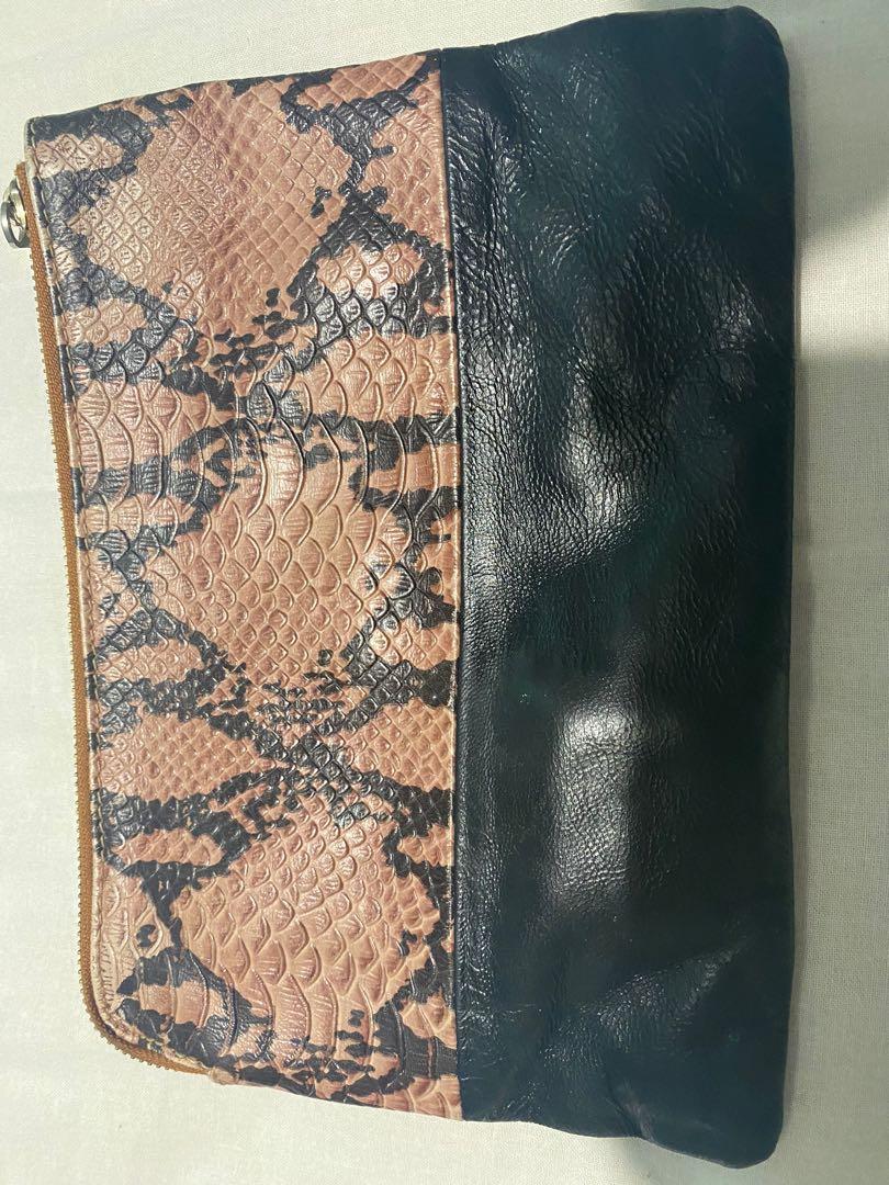 Celine python clutch, Luxury, Bags & Wallets on Carousell
