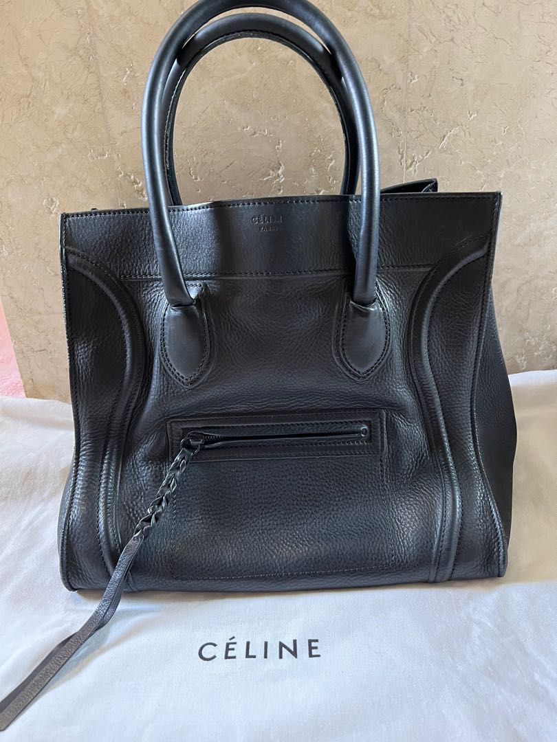 Celine Square Luggage Bag in Soft Leather, Luxury, Bags & Wallets on ...