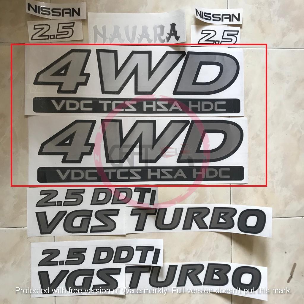 CFS415 NISSAN NAVARA NP300 4WD VDC TCS HSA HDC Logo 2.5 DDTi VGS Turbo ...