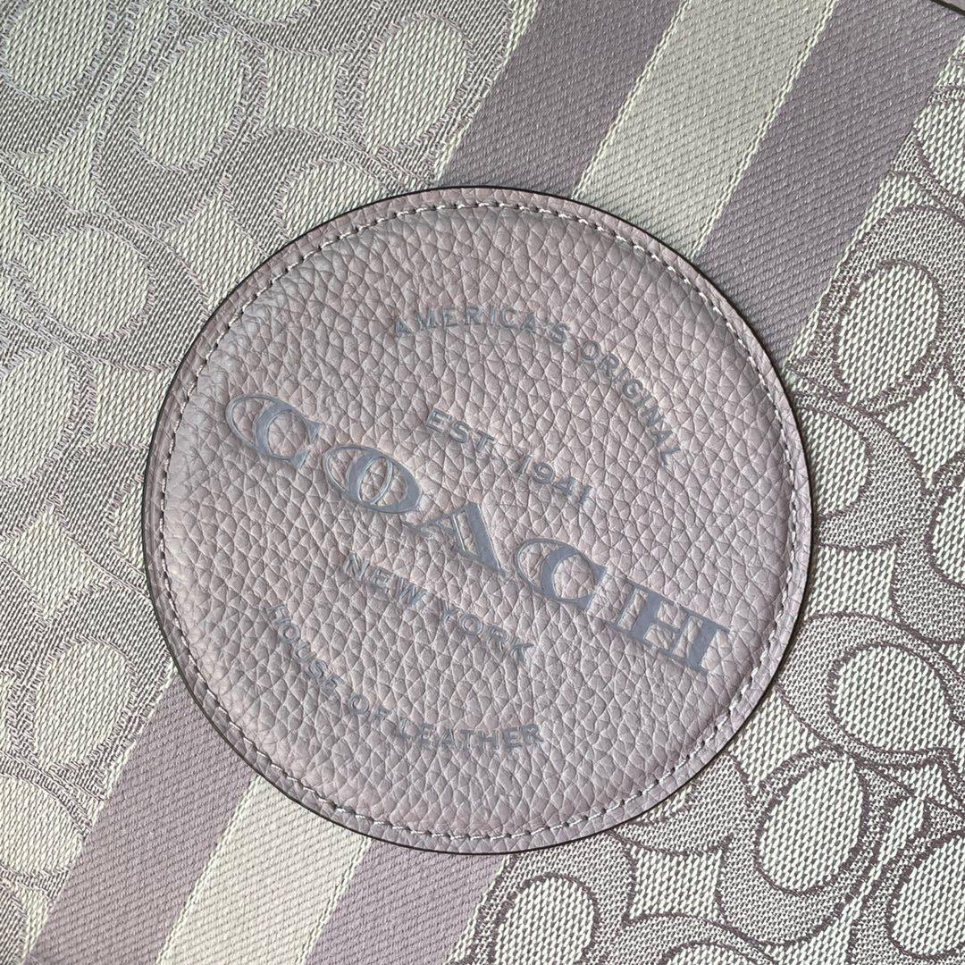 Coach Dempsey File Bag In Signature Jacquard With Stripe And Coach ...