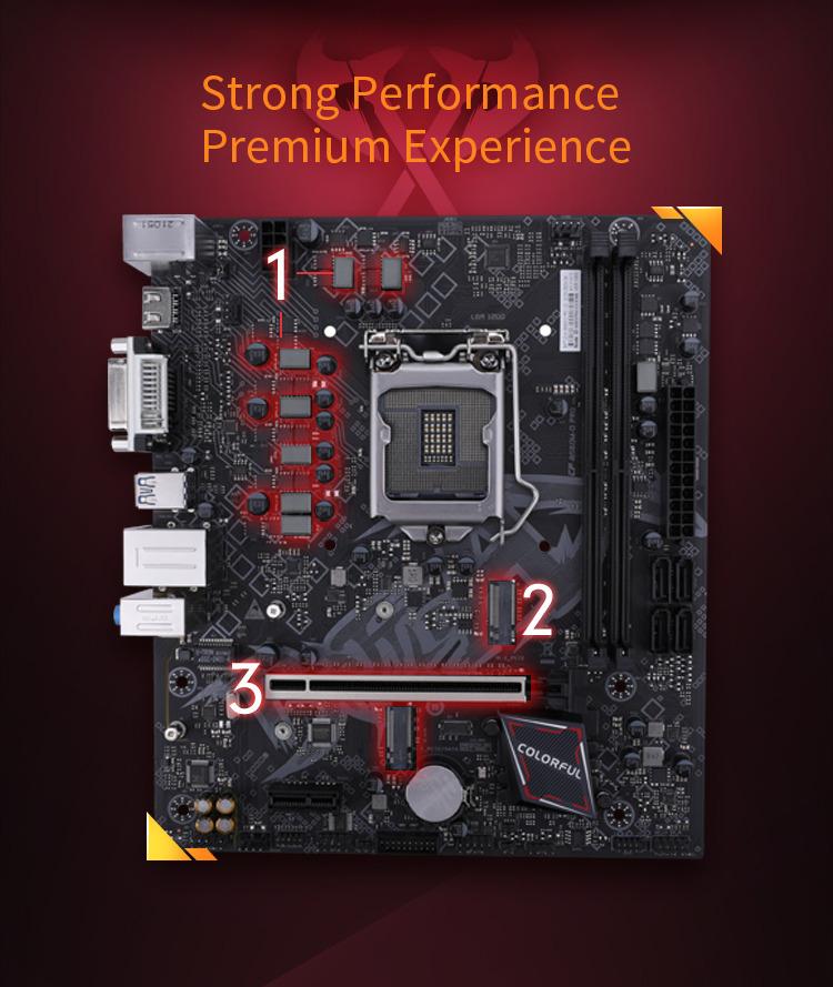 Colorful BATTLE-AX B560M-D PRO V20 Motherboard B560 Chipset Support ...