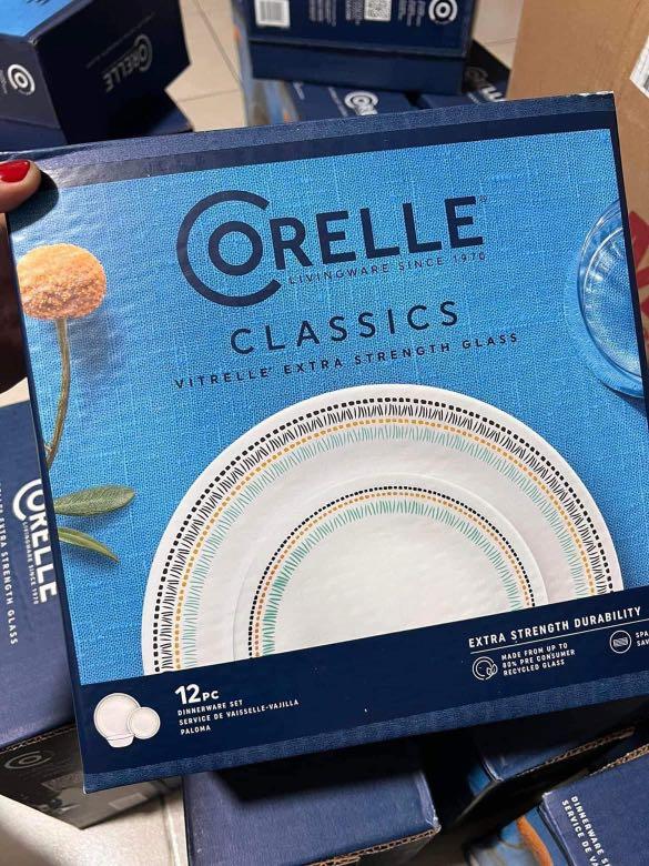 Corelle Set 12pcs, Furniture & Home Living, Kitchenware & Tableware ...