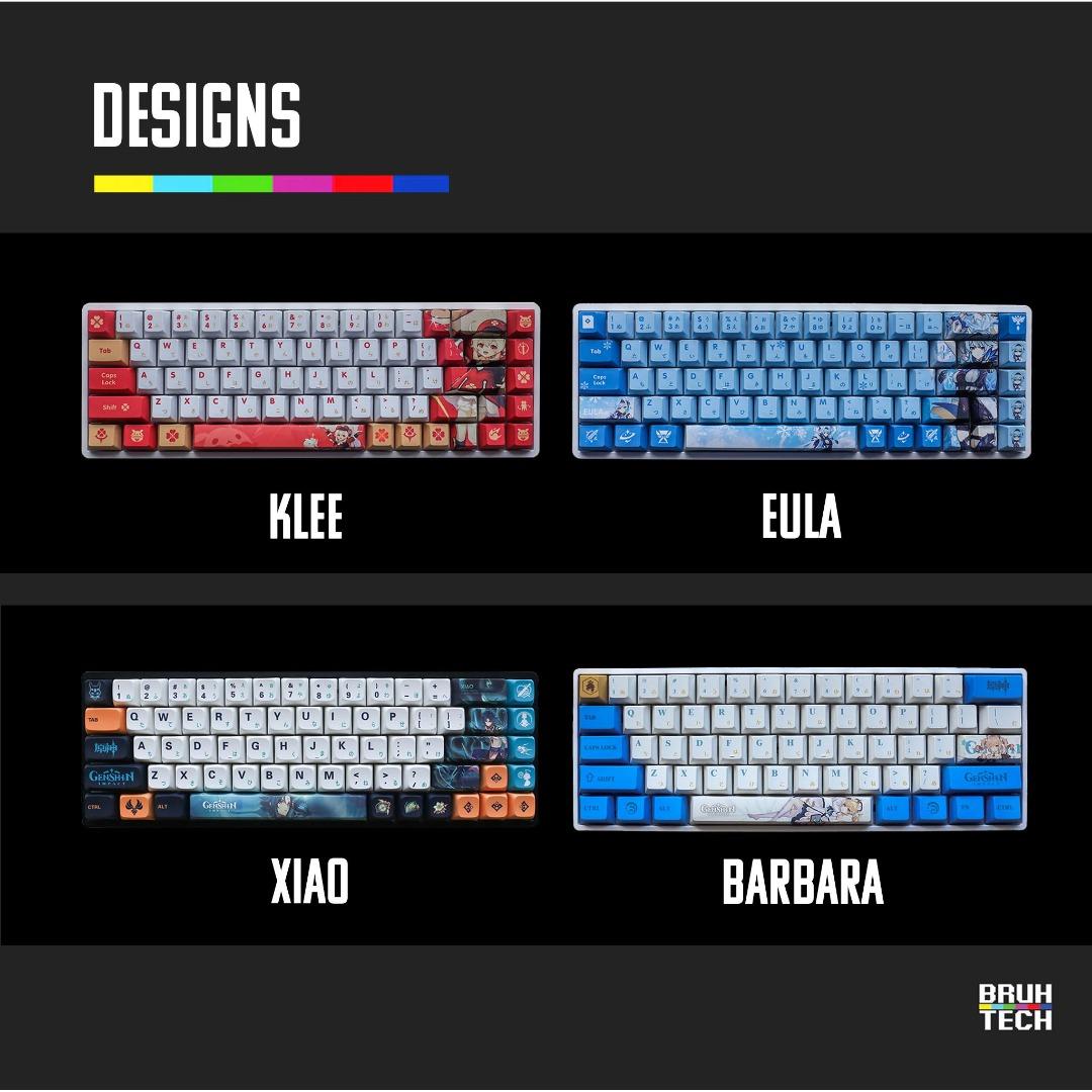 Custom Genshin Impact Mechanical Keyboard, Computers & Tech, Parts ...