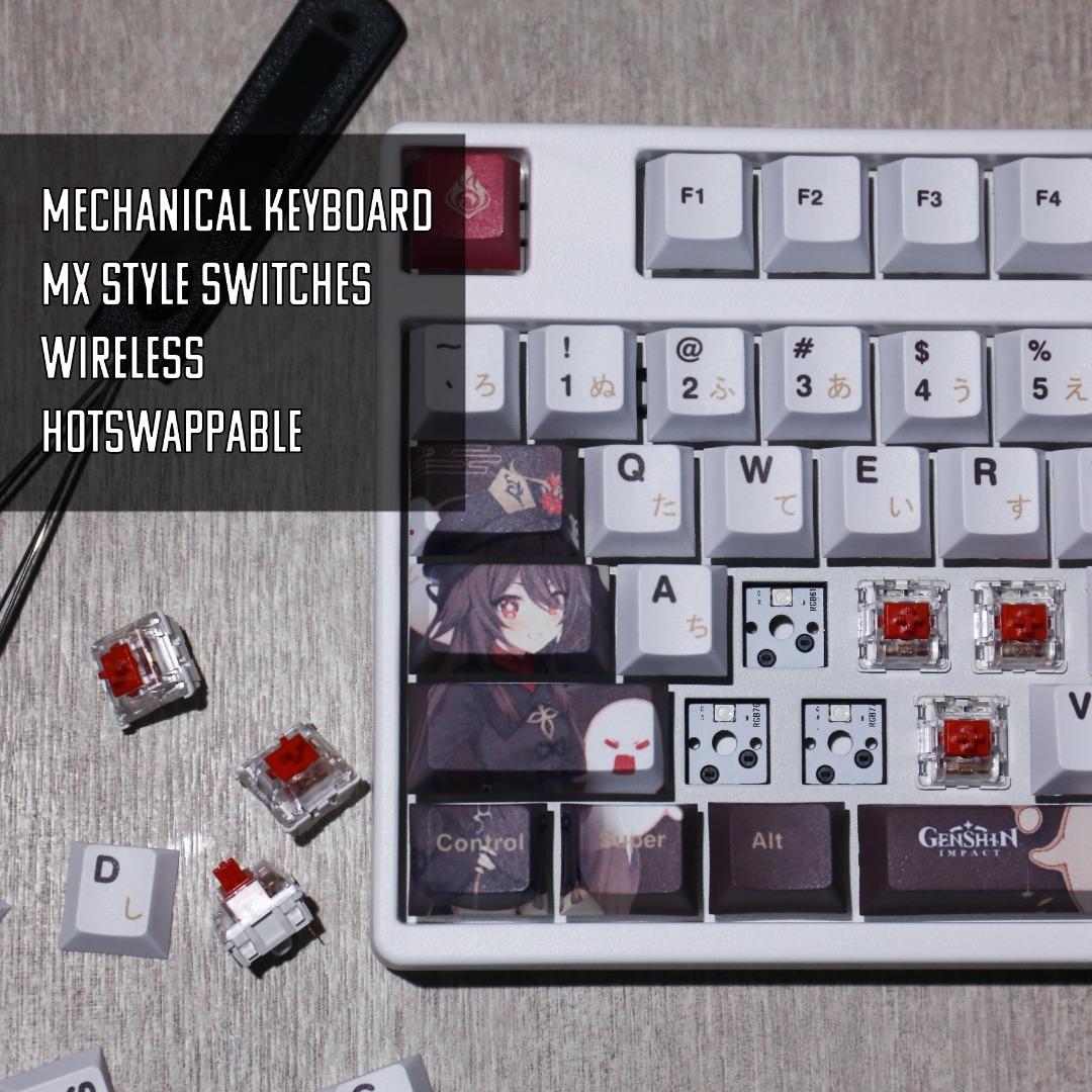 Custom Genshin Impact Mechanical Keyboard, Computers & Tech, Parts ...