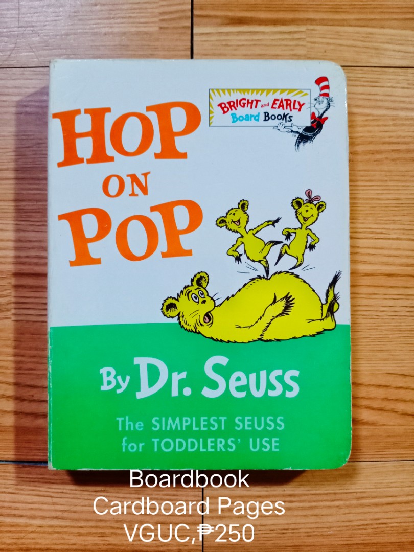 Dr Seuss Hop on Pop Boardbook, Hobbies & Toys, Books & Magazines ...