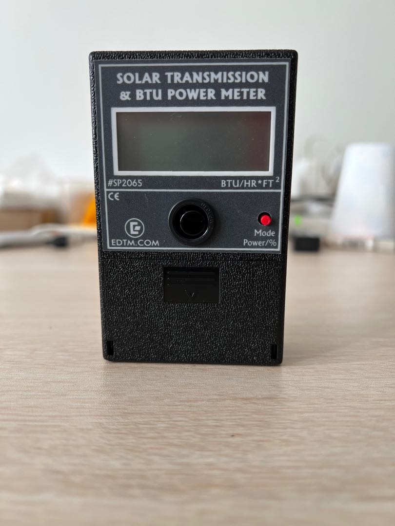 EDTM Solar Transmission & BTU Power Meter, 傢俬＆家居, 其他, 家居改善及收納用品 - Carousell
