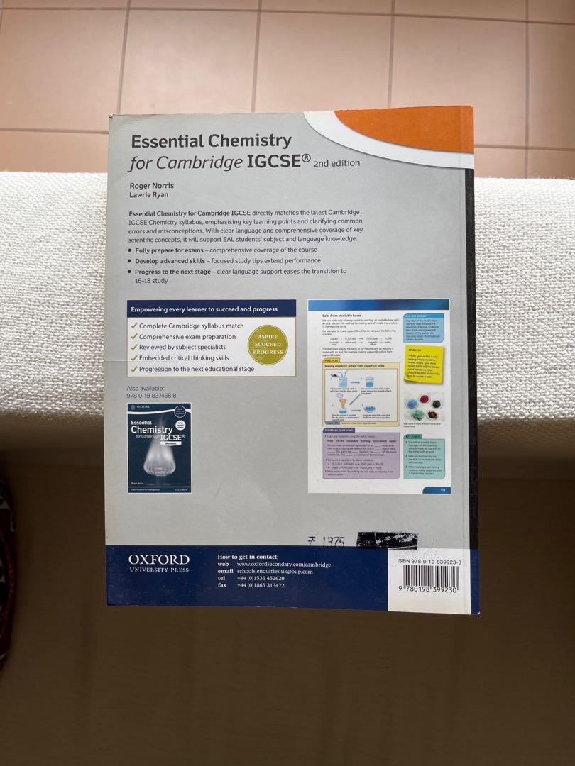 Essential Chemistry for Cambridge IGCSE Textbook (Second Edition ...