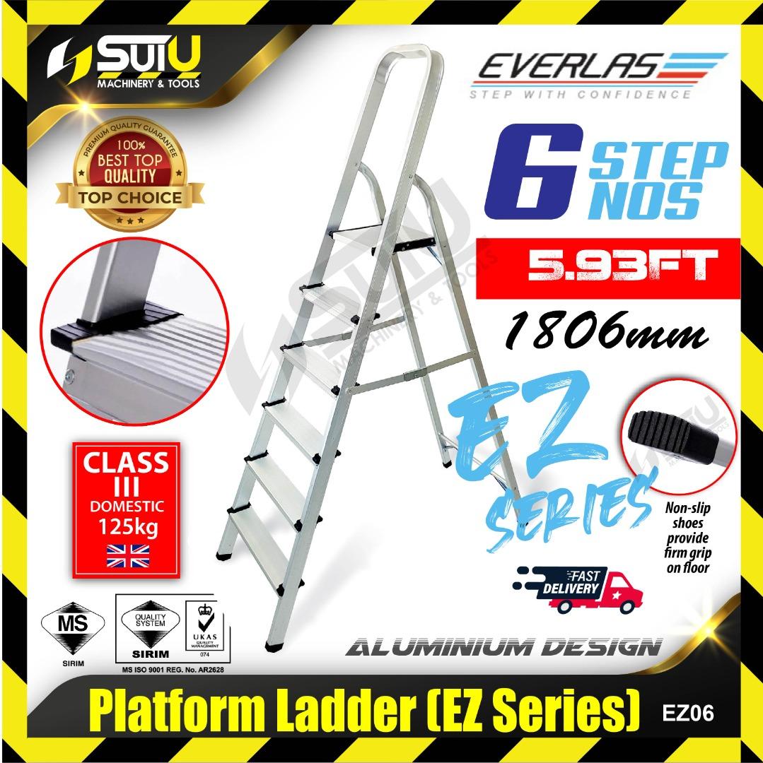 EVERLAS EZ06 6 Step 1806MM EZ-Series Aluminum Platform Ladder ...