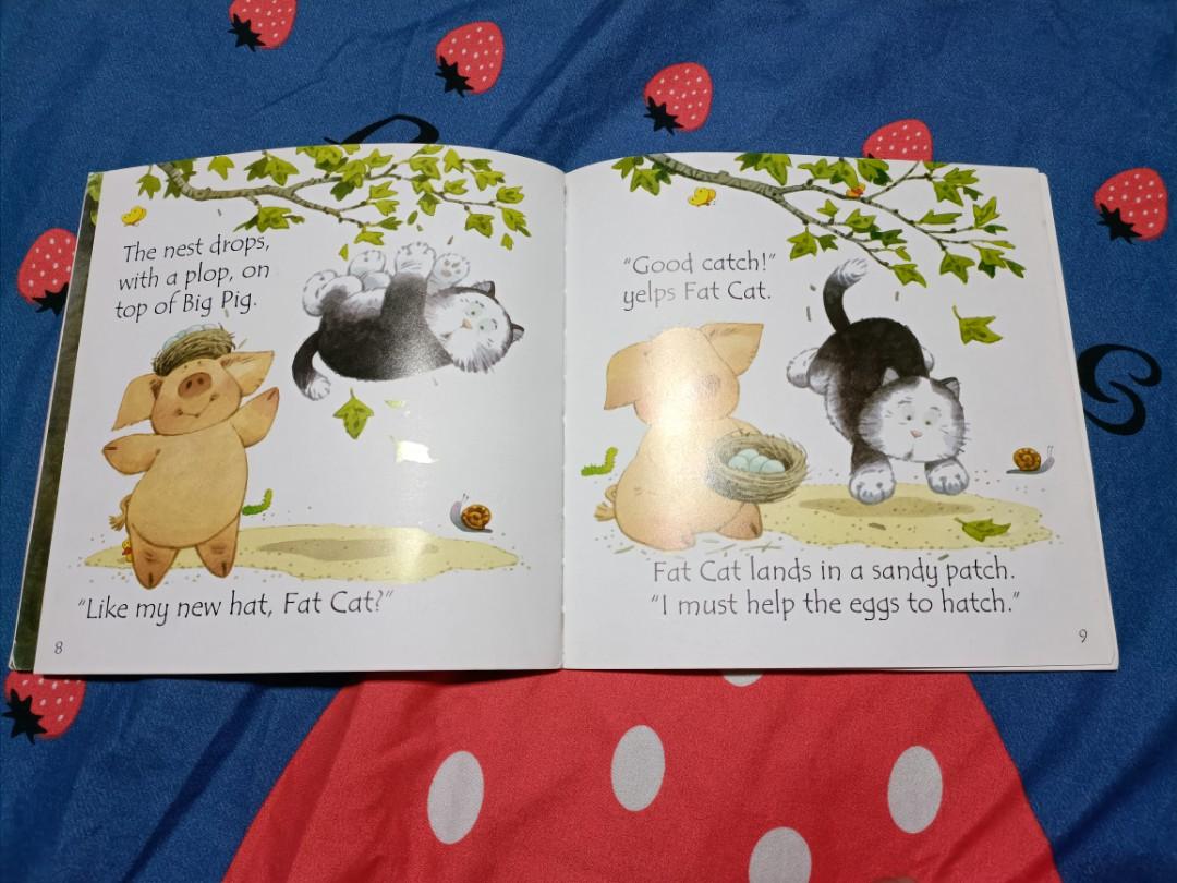 Fat cat on a mat usborne phonics reader, Hobbies & Toys, Books ...