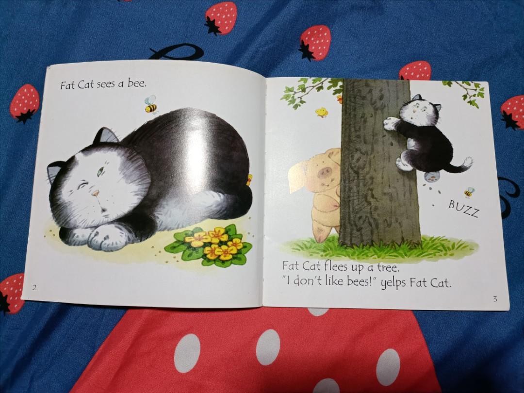 Fat cat on a mat usborne phonics reader, Hobbies & Toys, Books ...