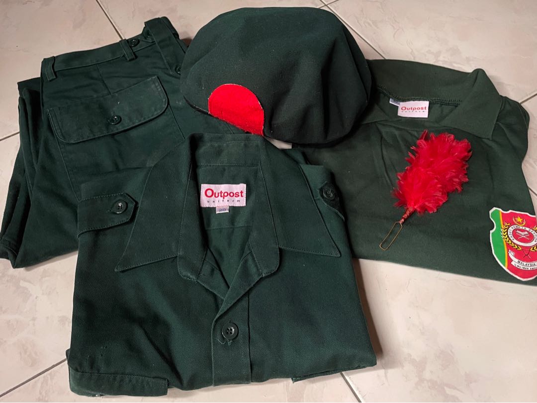 Full Uniform Kadet Remaja Sekolah (KRS) Outpost, Women's Fashion ...