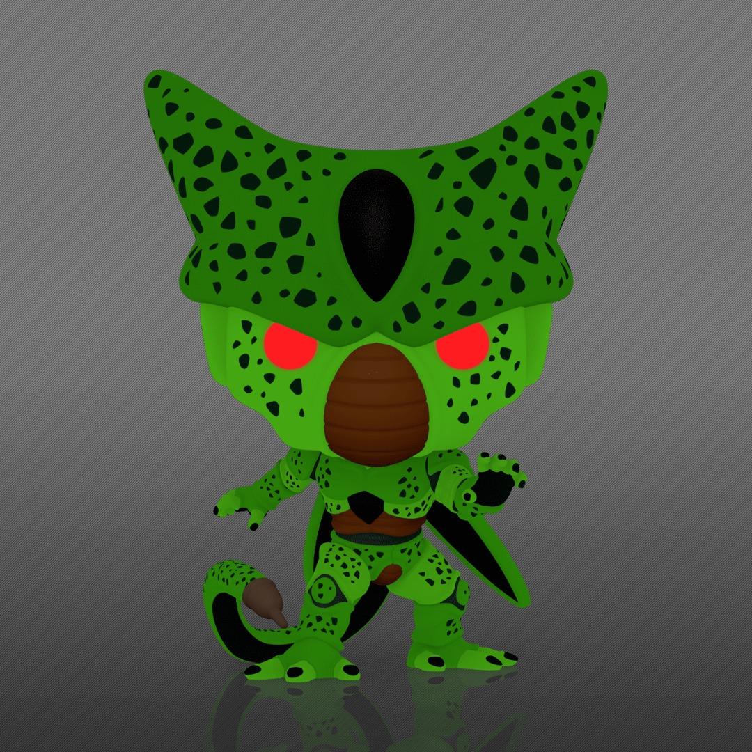 Funko Pop Cell first form dragonball exclusive glow in the dark ...