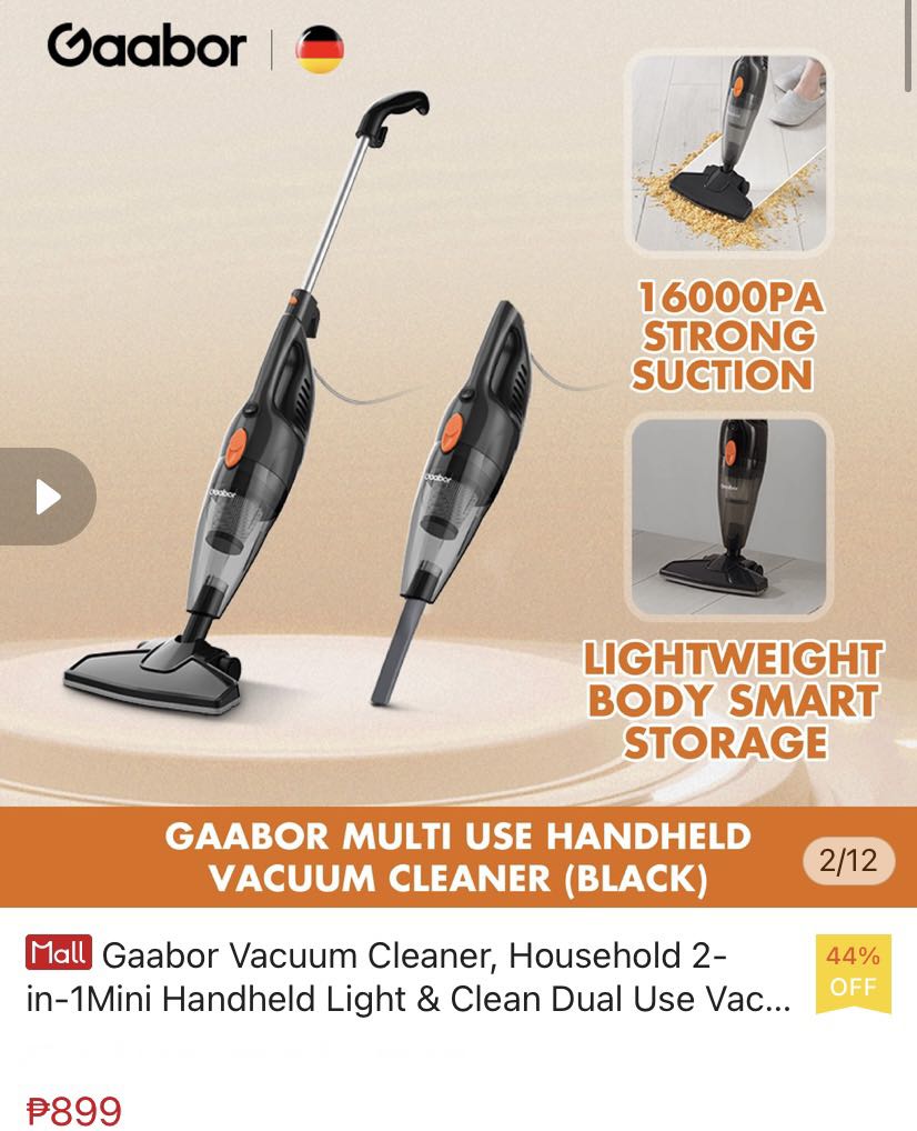 Gaabor Vacuum, TV & Home Appliances, Vacuum Cleaner & Housekeeping on ...