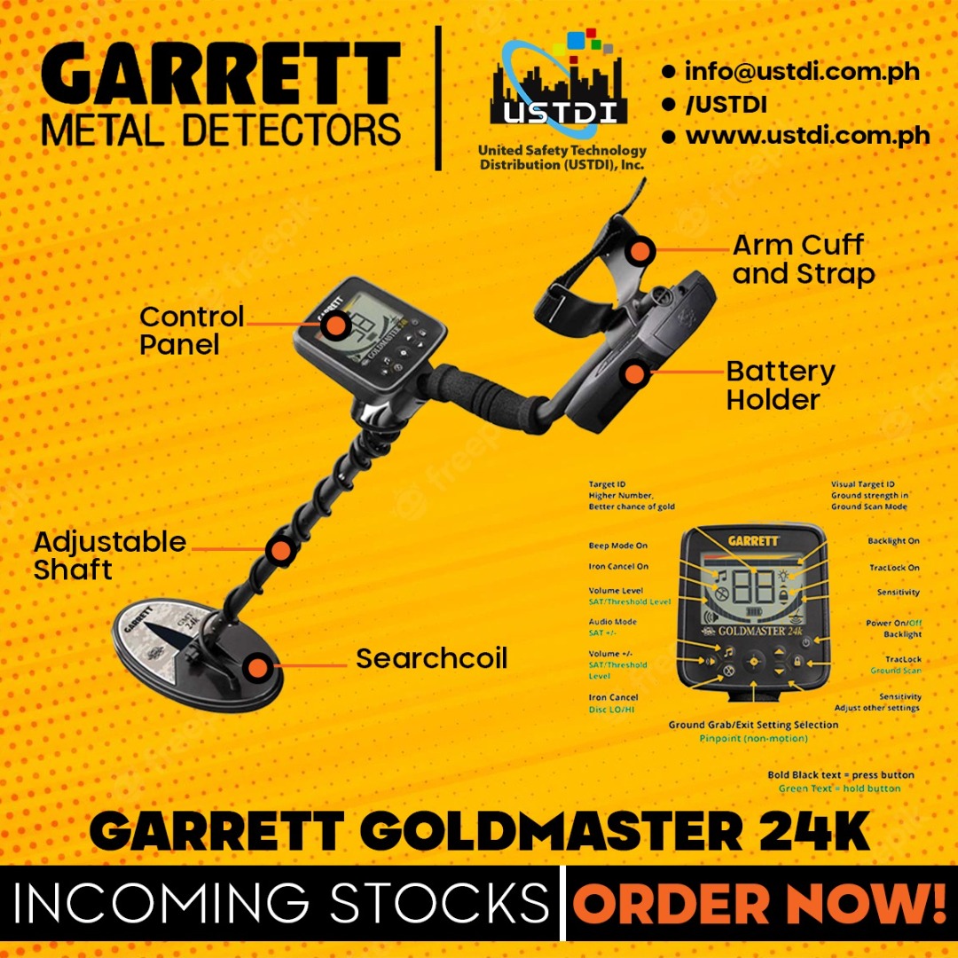 Garrett Goldmaster 24K Metal Detector Gold Detector, Furniture & Home ...