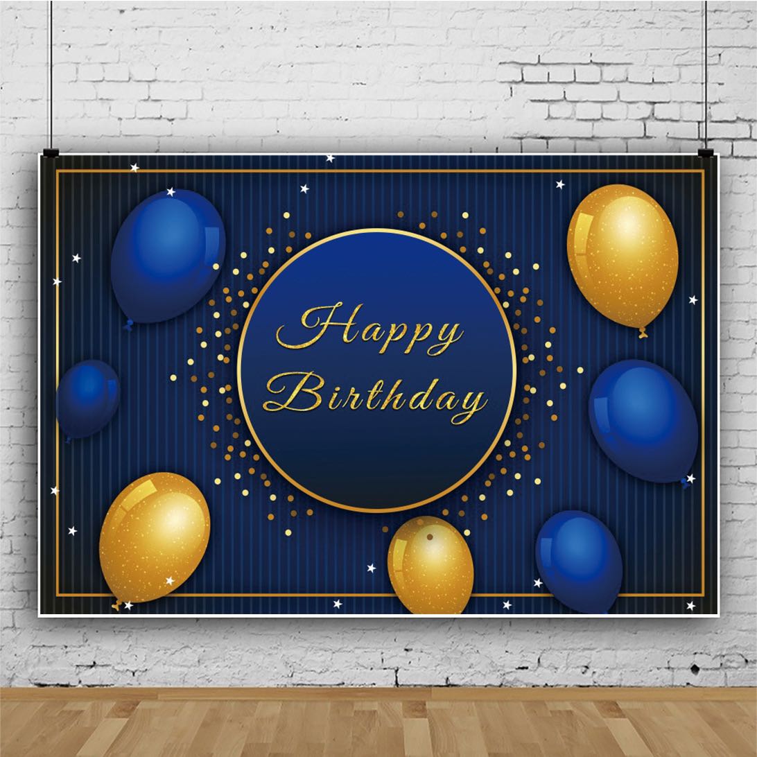 Generic birthday banner backdrop/ party deco, Hobbies & Toys ...
