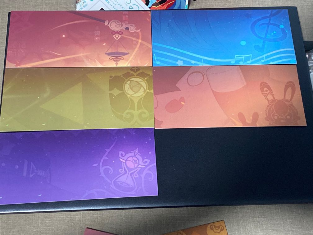 Genshin impact ingame namecard post cards, Hobbies & Toys, Memorabilia ...