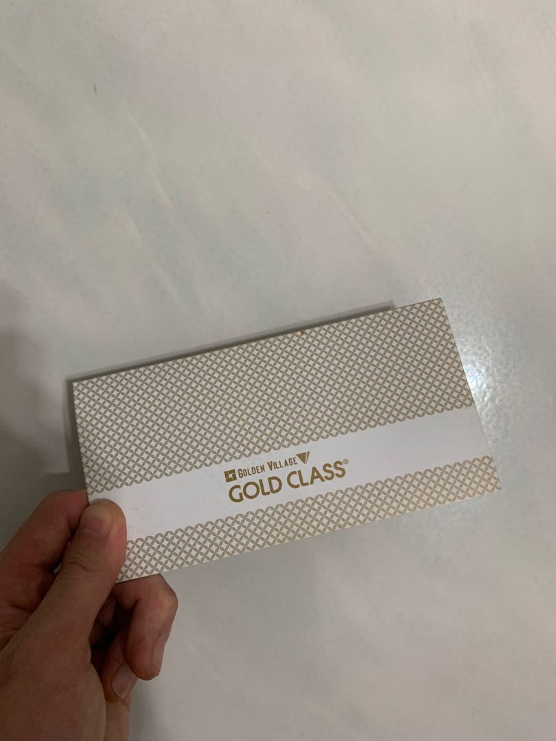 Golden Village Gold Class Tickets, Tickets & Vouchers, Event Tickets on ...