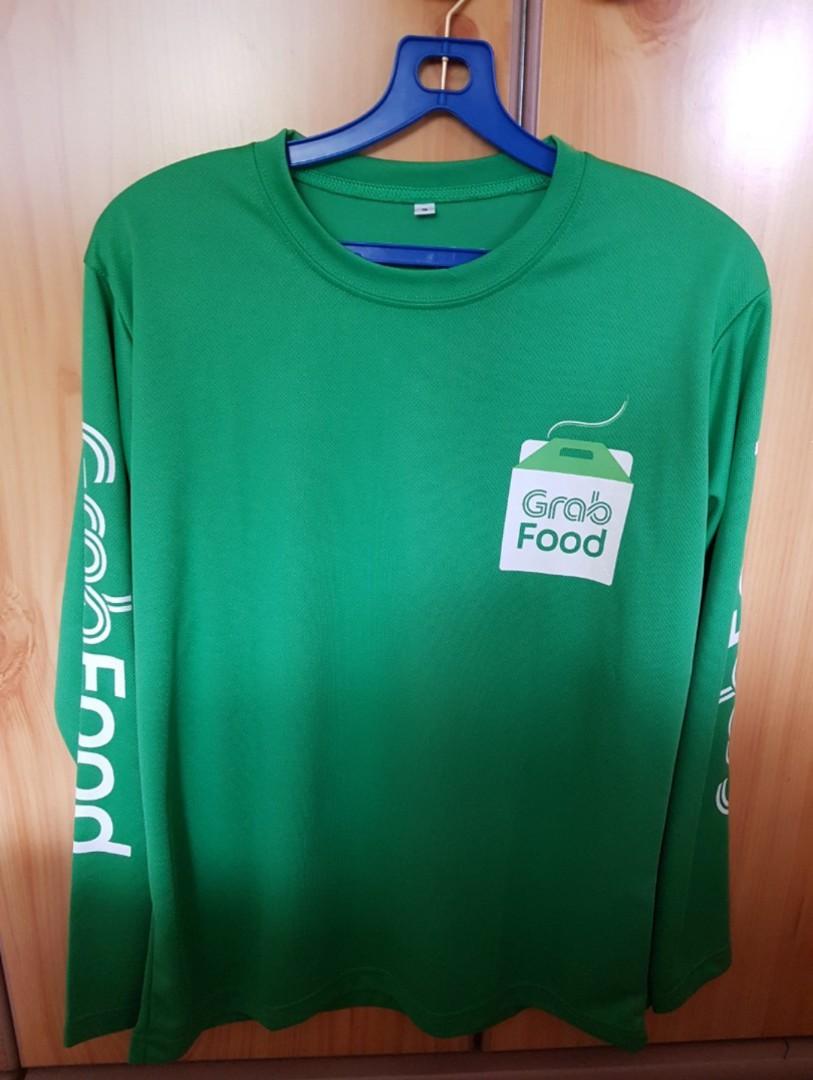 Grab Food Uniform Shirt Size S, Men's Fashion, Tops & Sets, Tshirts ...