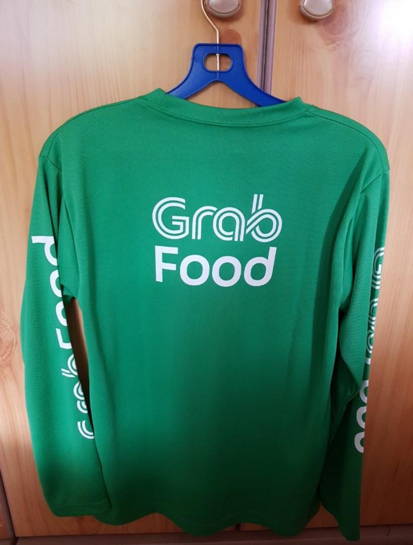 Grab Food Uniform Shirt Size S, Men's Fashion, Tops & Sets, Tshirts ...