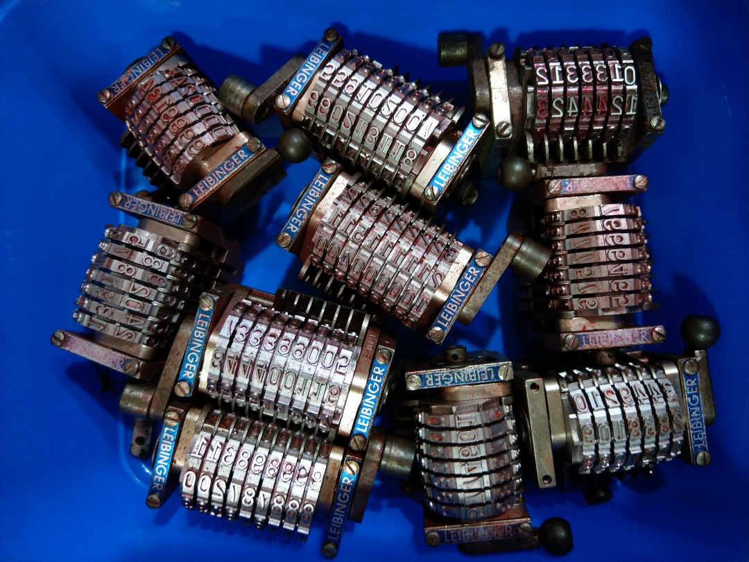 GTO Numbering Machine Leibinger Rotary 7 Digit and 9 Digit ( Price ...