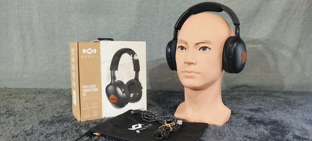 Headphone Marley Positive Vibration XL, Audio, Headphones & Headsets on ...