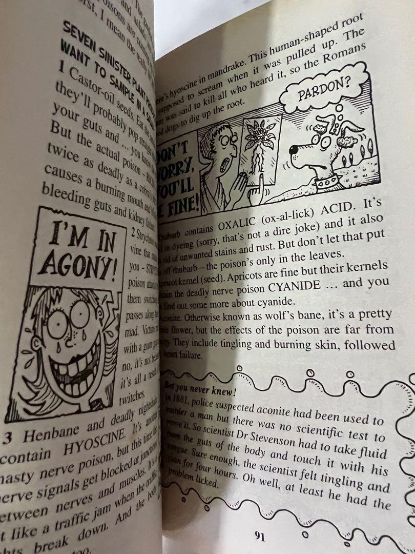 Horrible Science- painful poison - free postage, Hobbies & Toys, Books ...