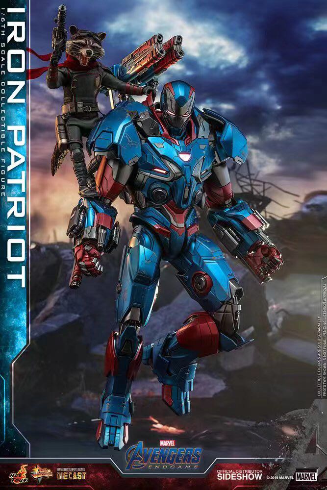 Hot Toys Iron Patriot MMS547-D34 1:6 Figure-AVG4 IP, Hobbies & Toys ...