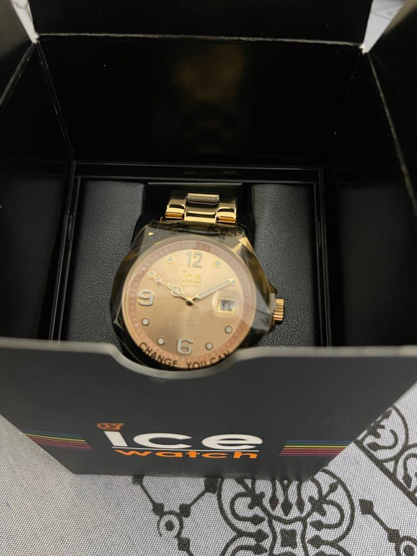 Ice-Watch Gold BRAND NEW, Luxury, Watches on Carousell