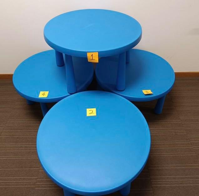 IKEA MAMMUT Round Table, Furniture & Home Living, Furniture, Tables ...