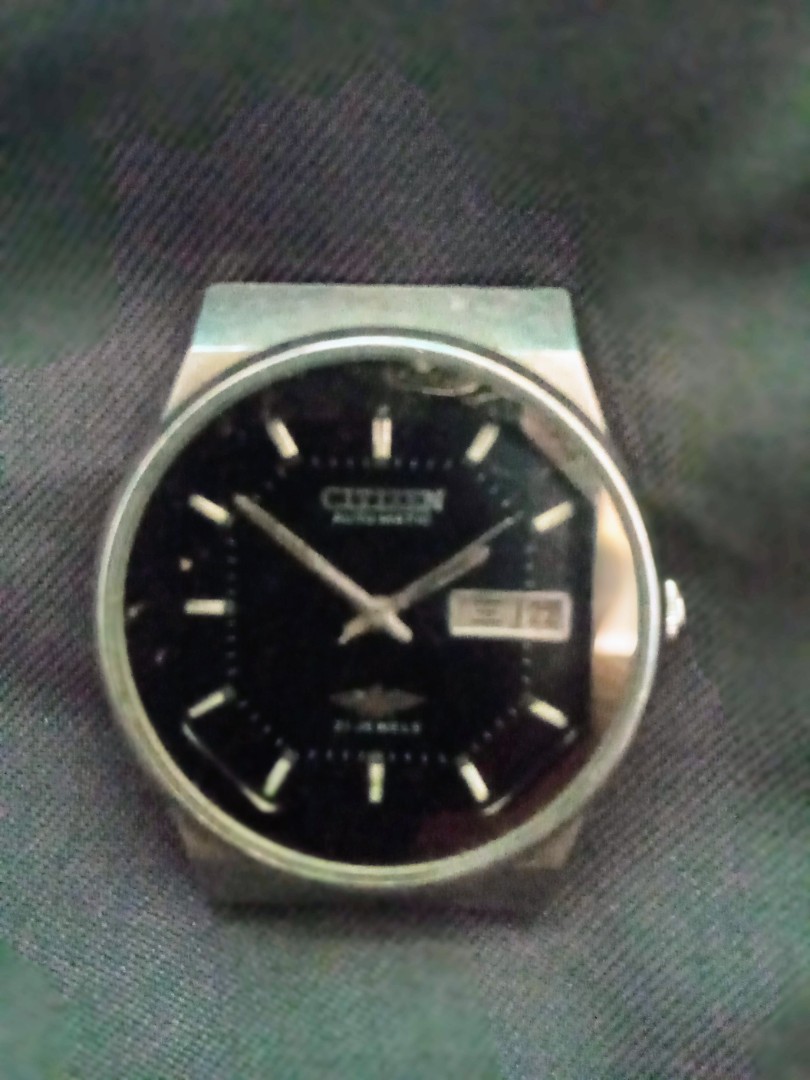 Citizen Automatic antik., Fesyen Pria, Jam Tangan di Carousell