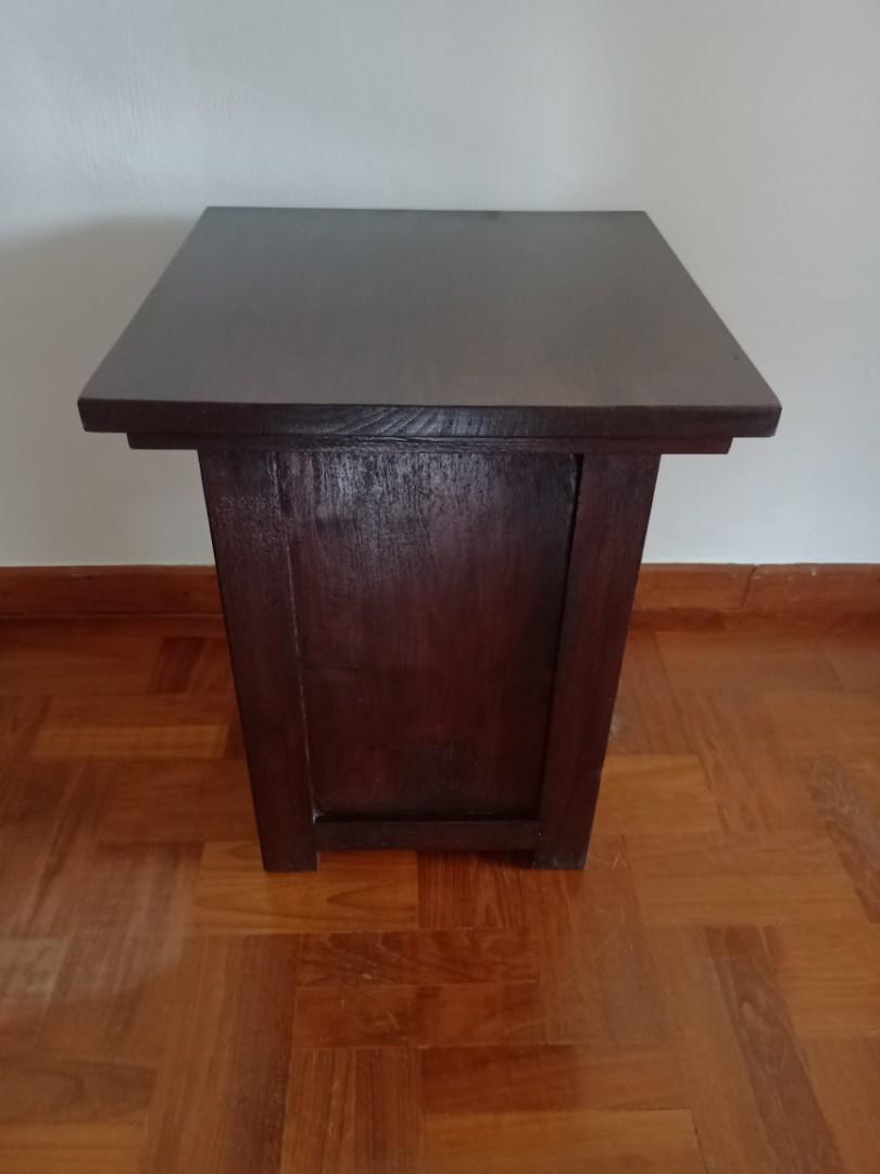 John Erdos Teak Pedestal, Furniture & Home Living, Furniture, Other ...