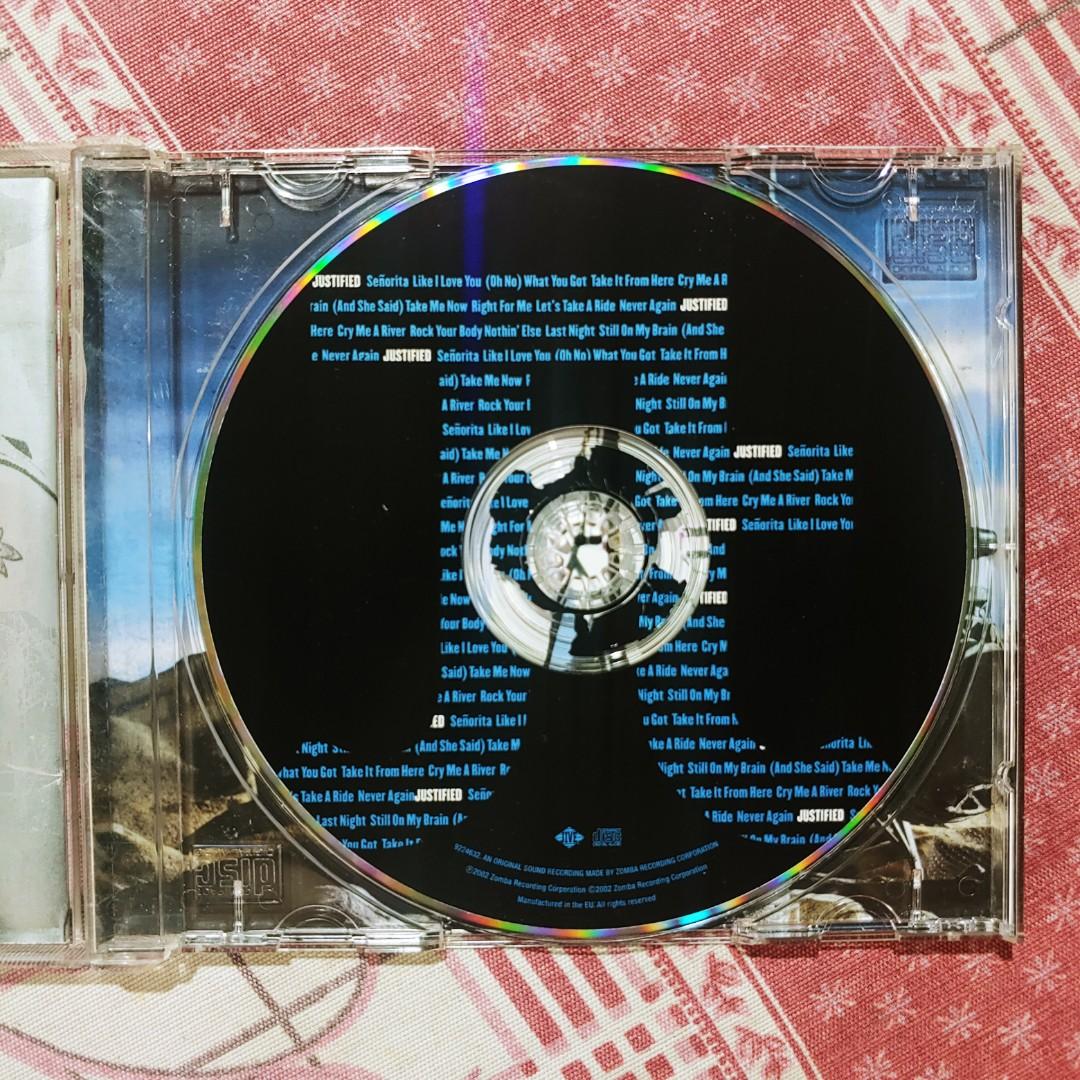 Justin Timberlake - Justified CD Album, Hobbies & Toys, Music & Media ...