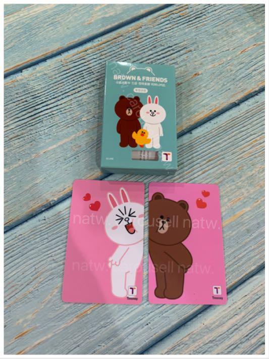 Line Friends T-Money Cards (Korea Ez-Link Card), Everything Else on ...