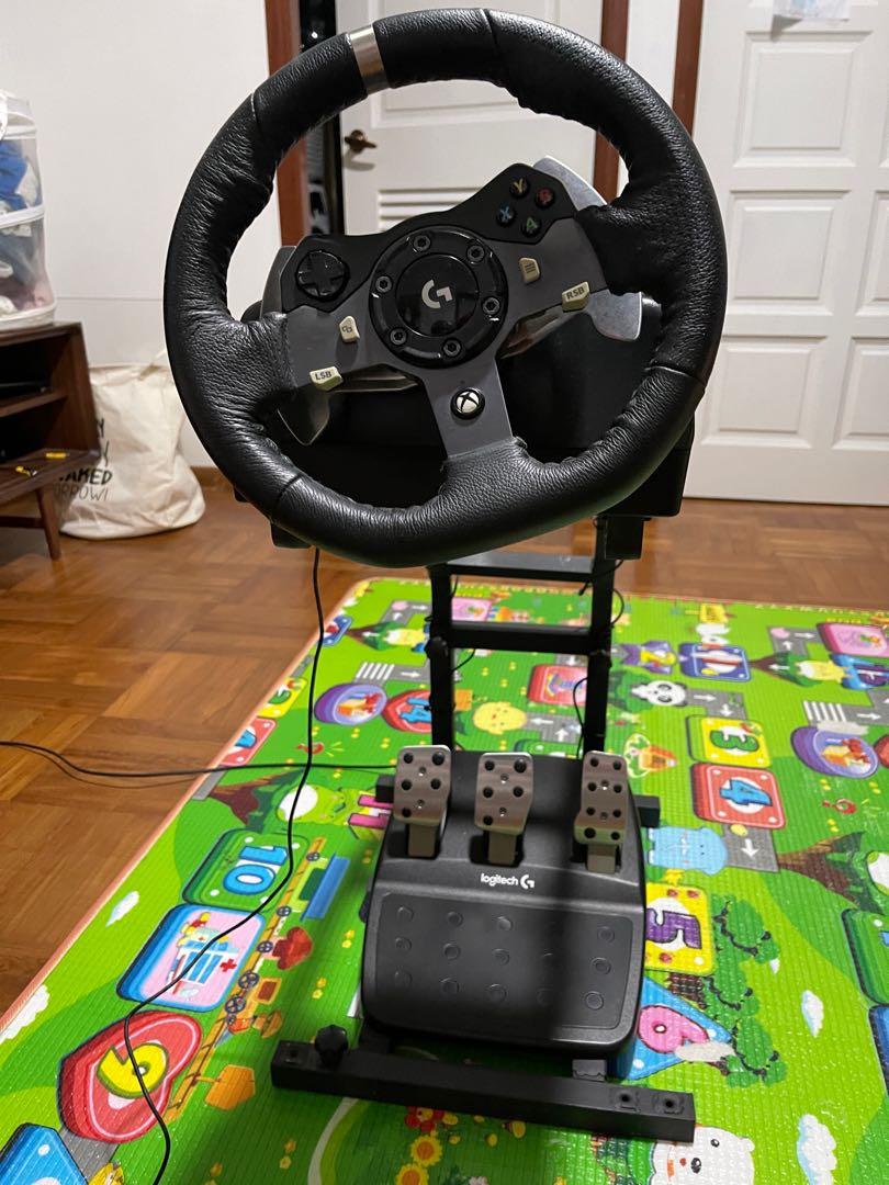 Logitech G920 wheel, pedals and frame, Video Gaming, Gaming Accessories ...
