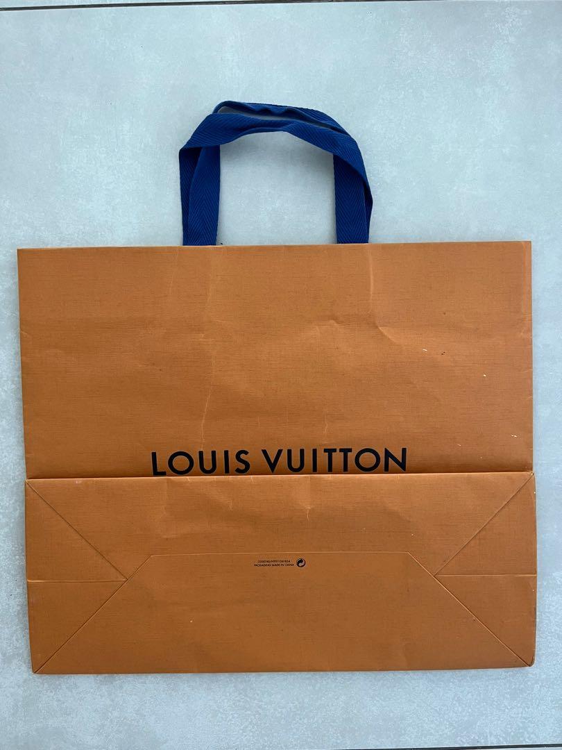 Louis Vuitton LV paper bag, Luxury, Bags & Wallets on Carousell