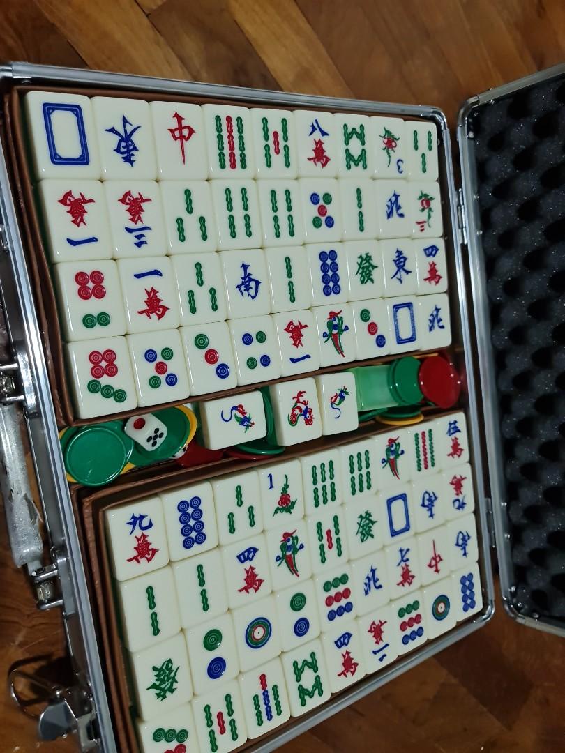 Mahjong Set Phoenix with case, Hobbies & Toys, Toys & Games on Carousell