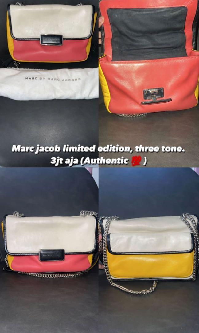 Marc Jacob 3 tone Authenntic, Barang Mewah, Tas & Dompet di Carousell