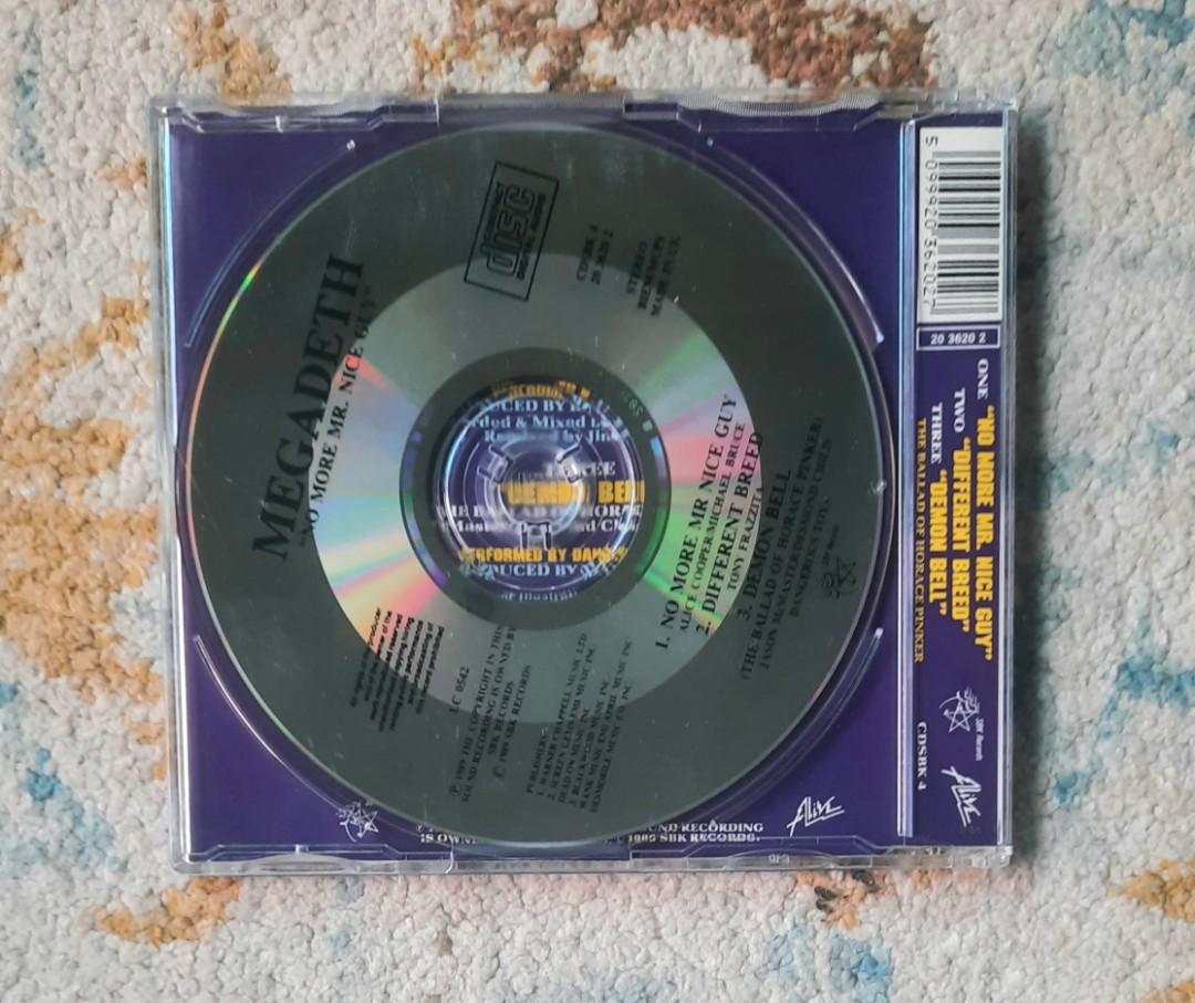 Megadeth - No More Mr. Nice Guy CD, Hobbies & Toys, Music & Media, CDs ...